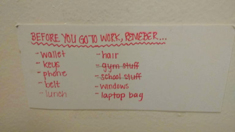 » Mrs. Efficiency Thoughts – How To Stop Forgetting Things At Home